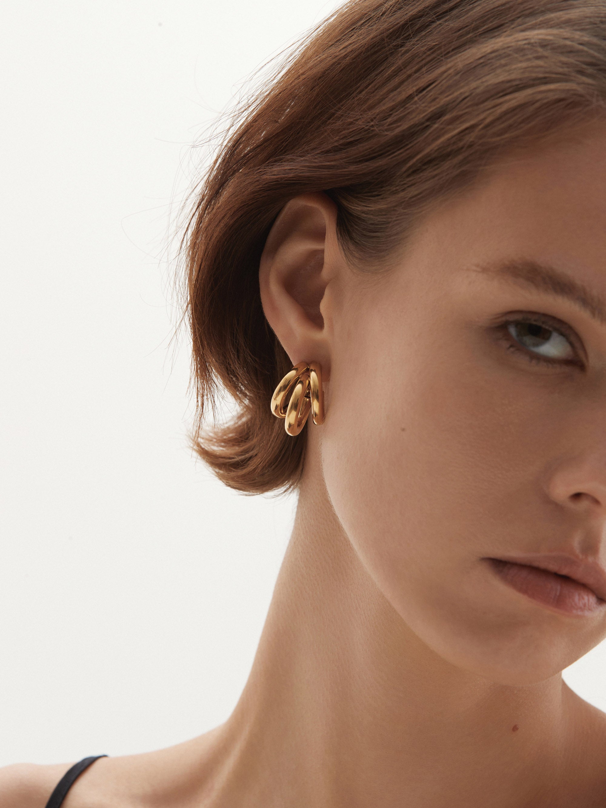 Triple Hoop Earrings | OSKER Jewellery Online