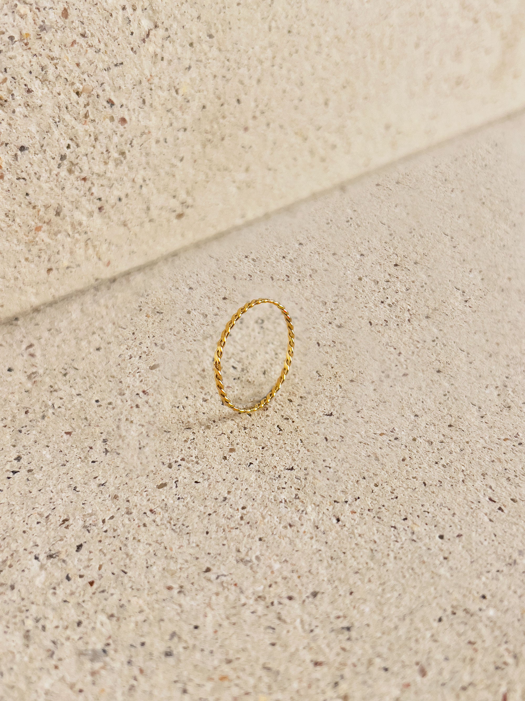 Fine Weave Ring Gold | OSKER Jewellery Online