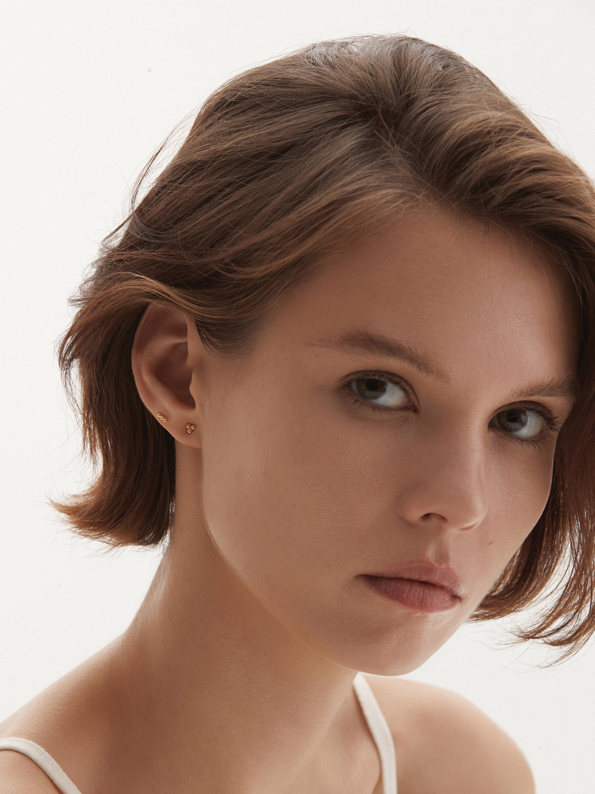 Beaded Studs | OSKER Jewellery Online